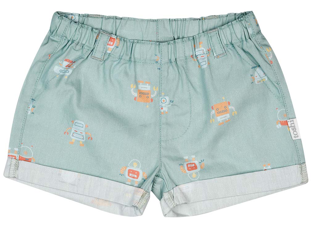 Toshi Baby Shorts Joyride - Robots