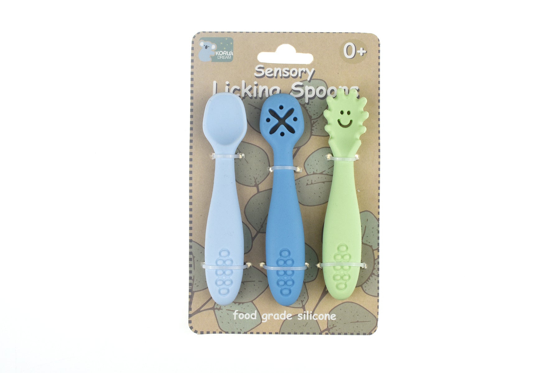 Sensory Silicone Licking Spoons 3pk