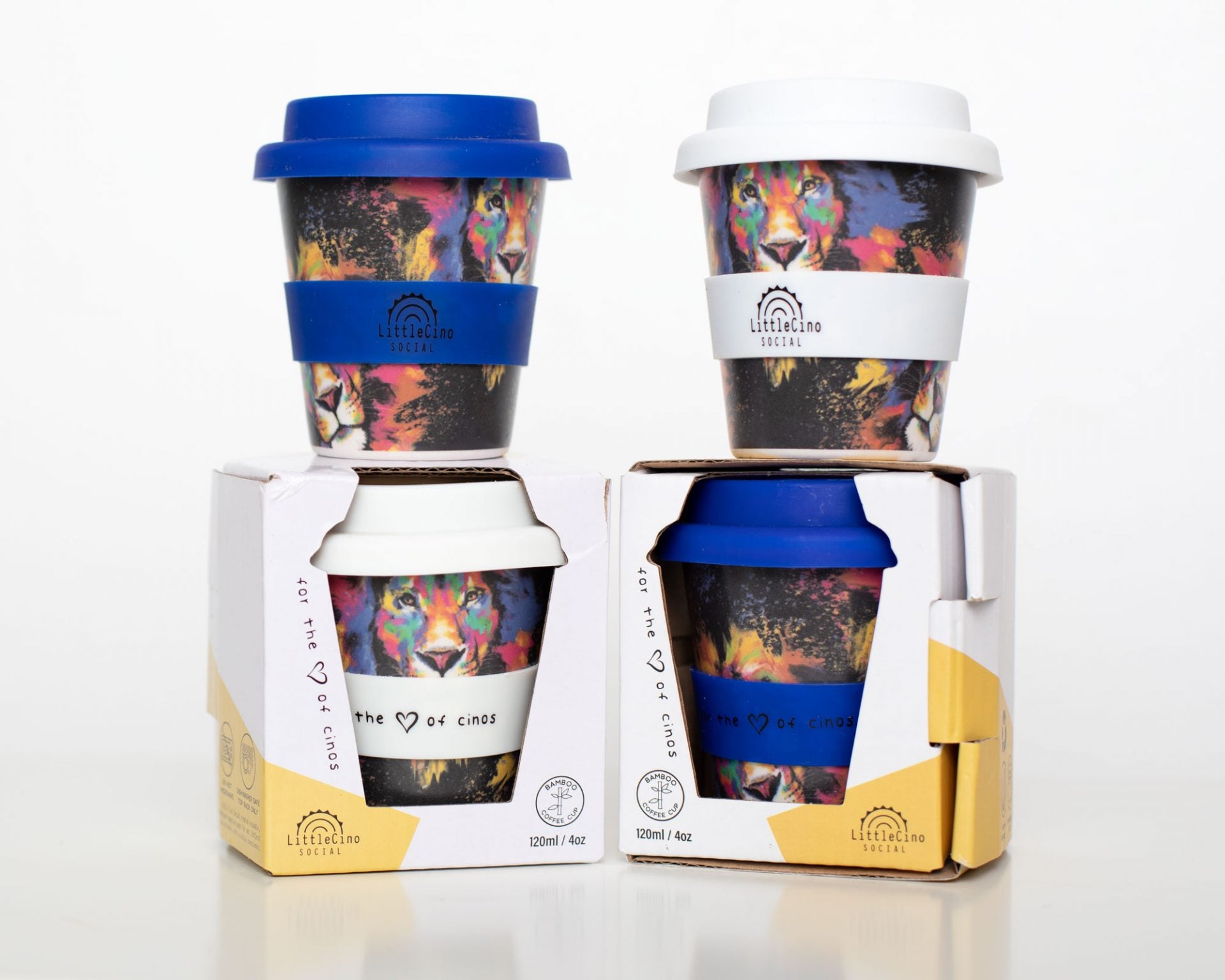 Little Cino Social - Hear Me Roar Babycino Cup With Straw