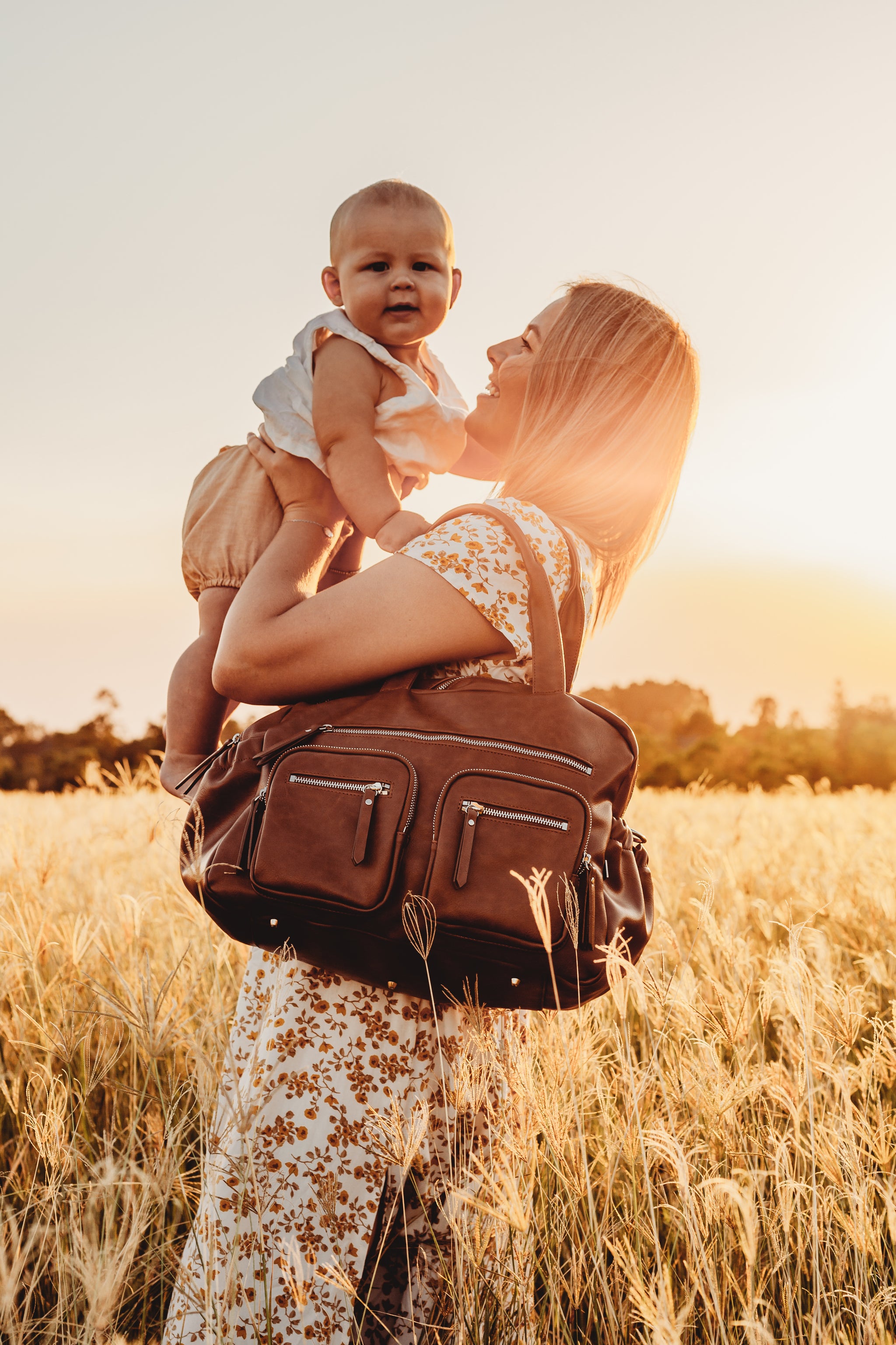 OiOi Vegan Leather Carry All Nappy Bag